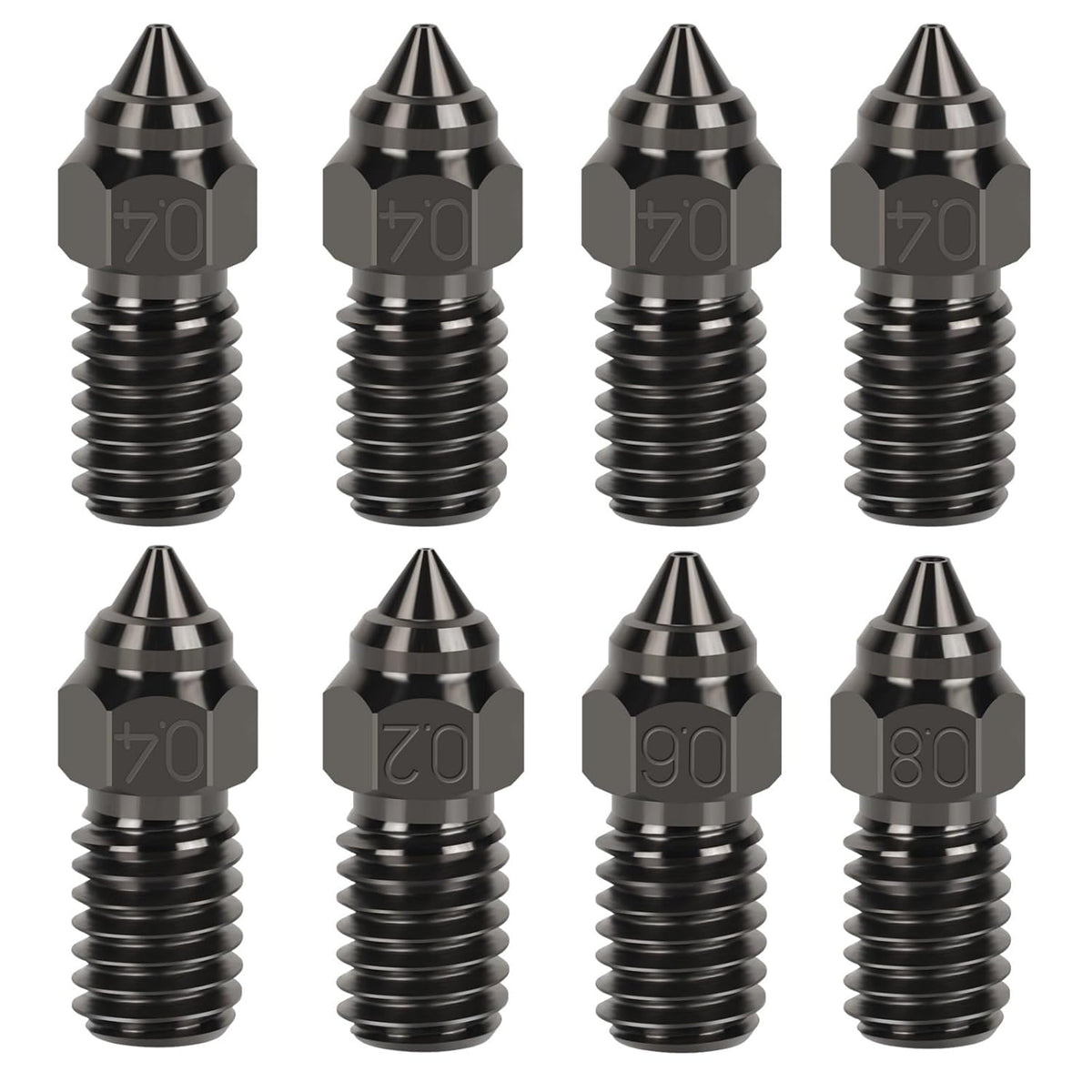 Hardened Steel Nozzles for Creality Sprite 8Pcs Varity Kit (Ender 3 V3 ...